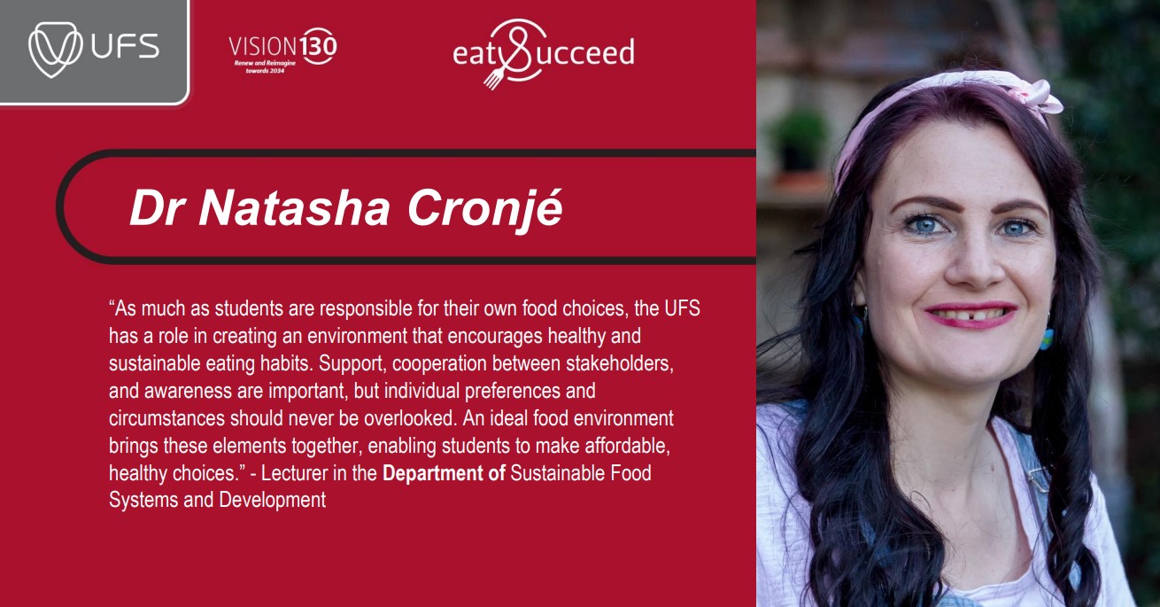 10 Feb - Building a healthy food environment at the UFS