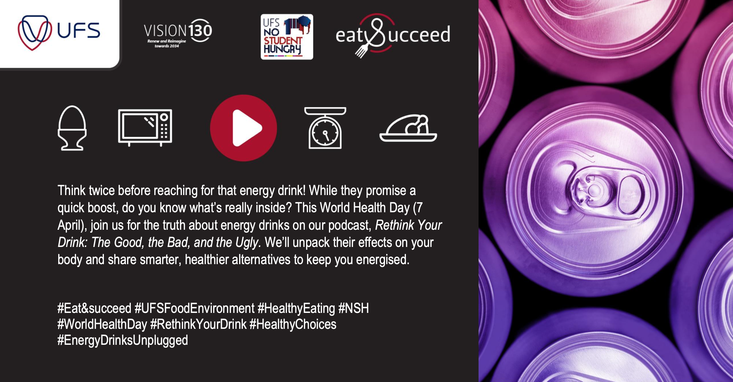 Rethink your drink - Debunking myths about energy drinks