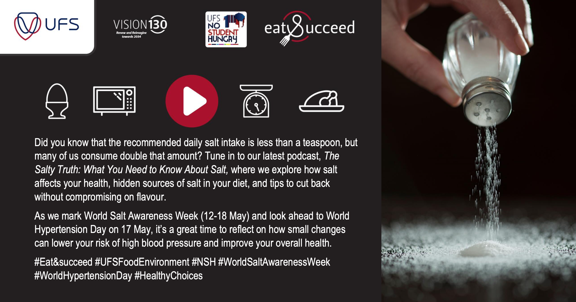 12 May - The salty truth - Unpacking salt in your diet